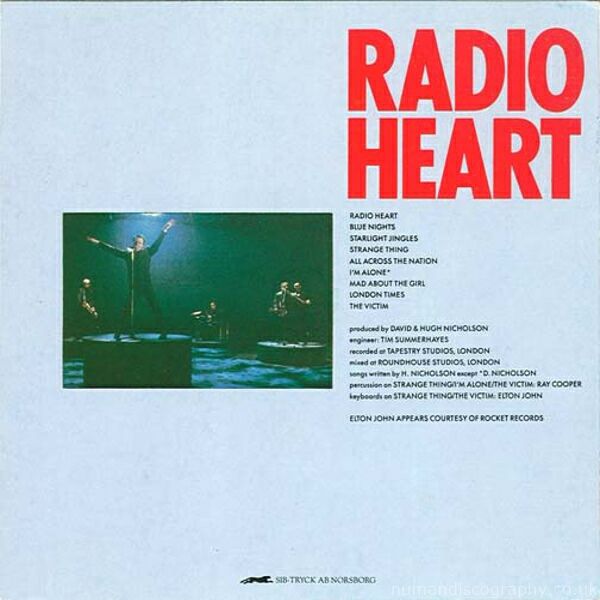 Gary Numan – Radio Heart CD (1987)
