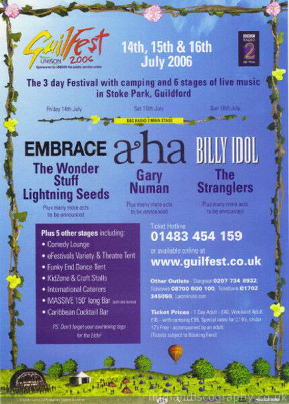 Gary Numan | Guildford Guilfest, England 15th July 2006