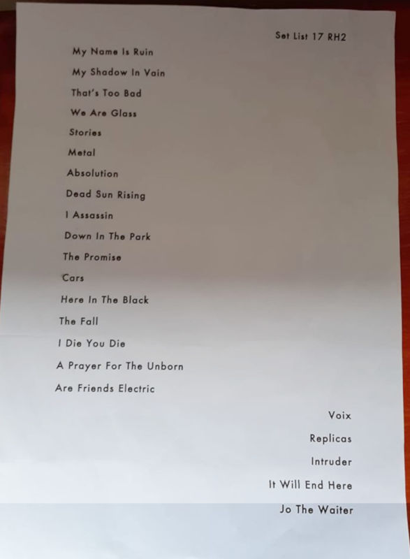 Gary Numan | London The Roundhouse, England 25th October 2019